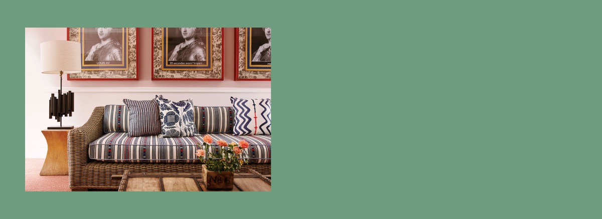 Christopher Farr Circus Piping in Hot Pink - norfolktextiles.co.uk