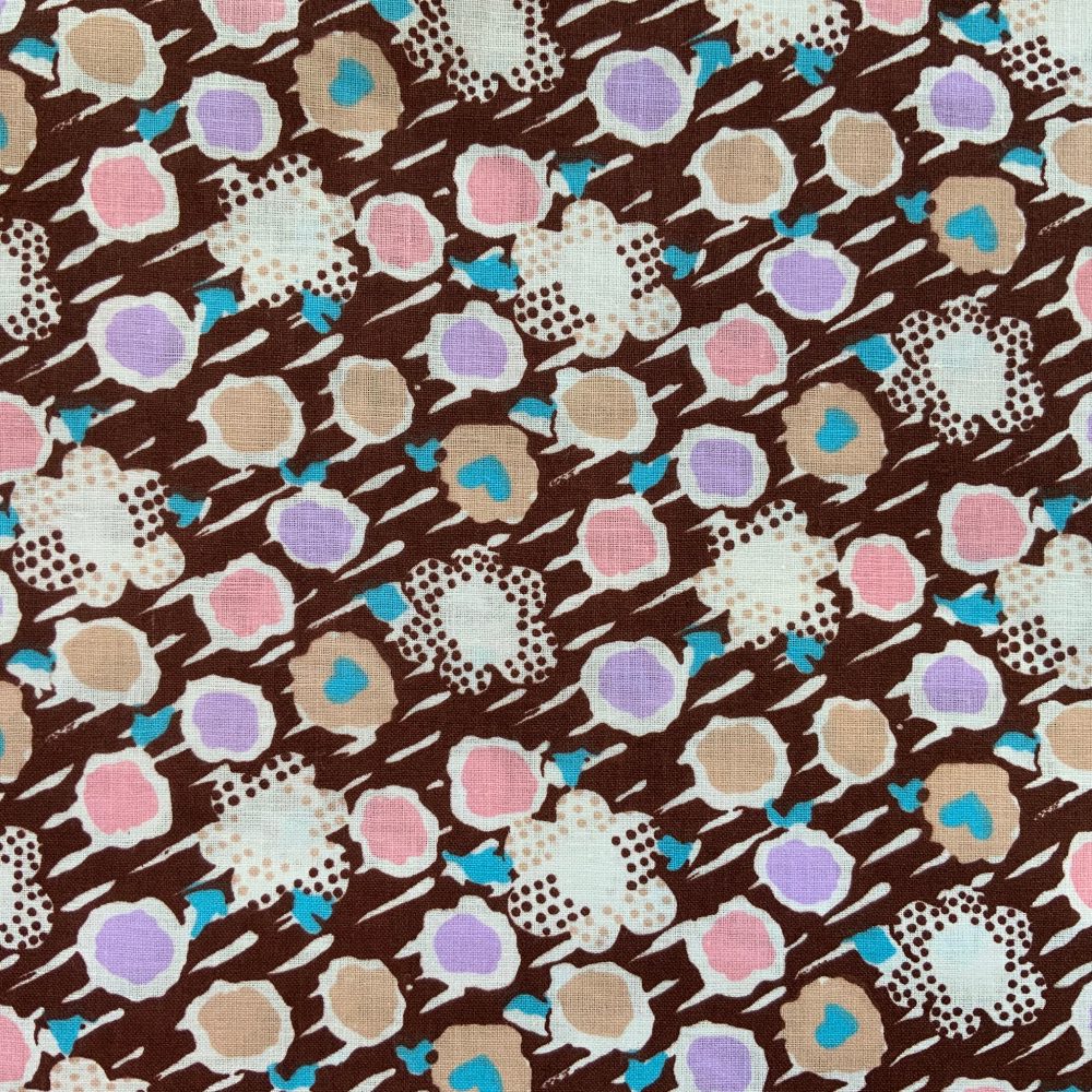 Genuine Vintage Art Deco Style Dress Fabric - norfolktextiles.co.uk