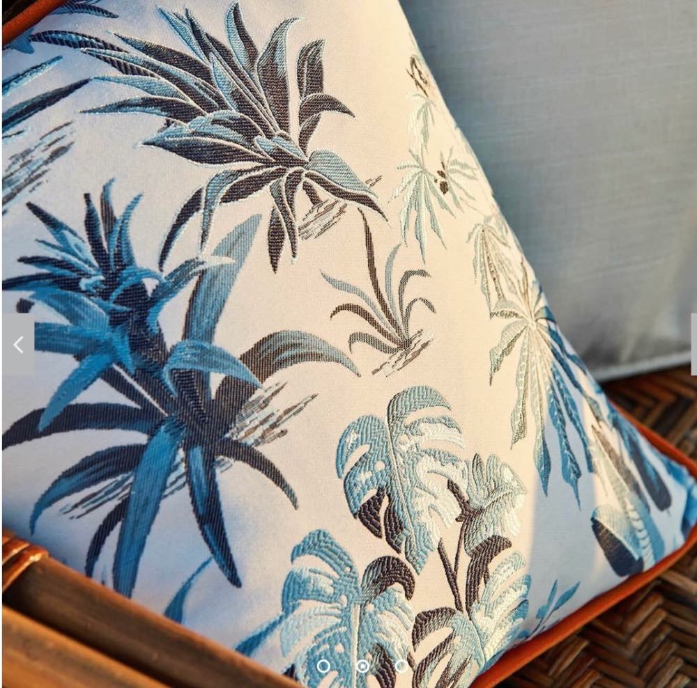 Clarke & Clarke Malindi Fabric in Caribbean - norfolktextiles.co.uk