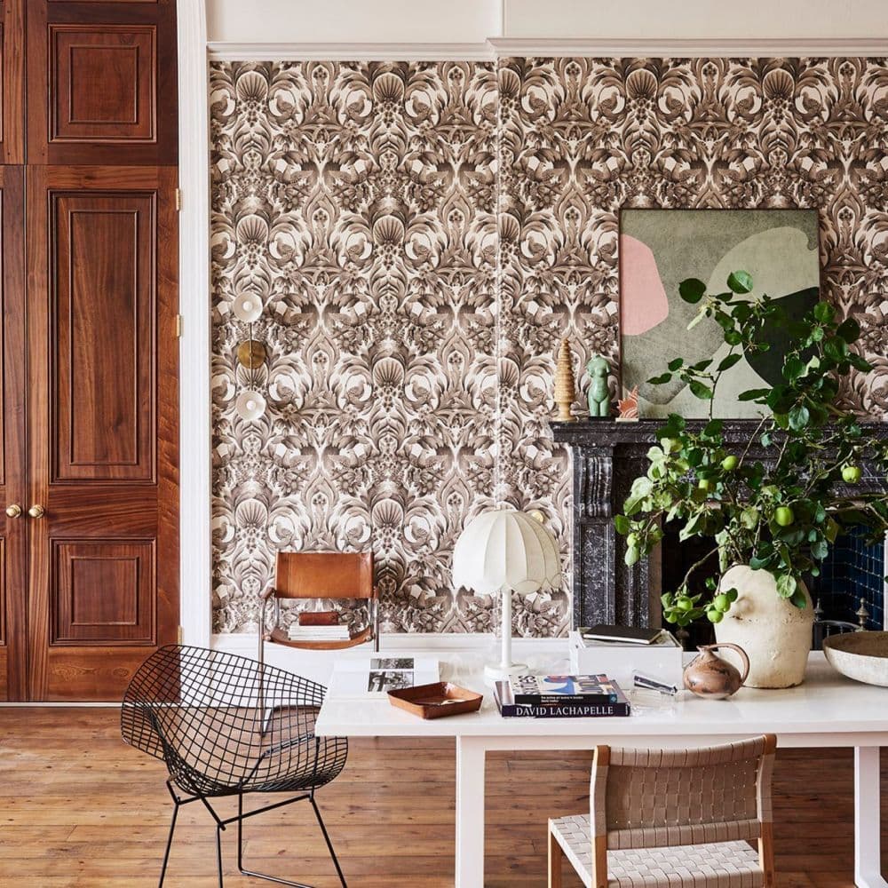 Cole & Son Gibbons Carving Wallpaper 118/9020 - norfolktextiles.co.uk