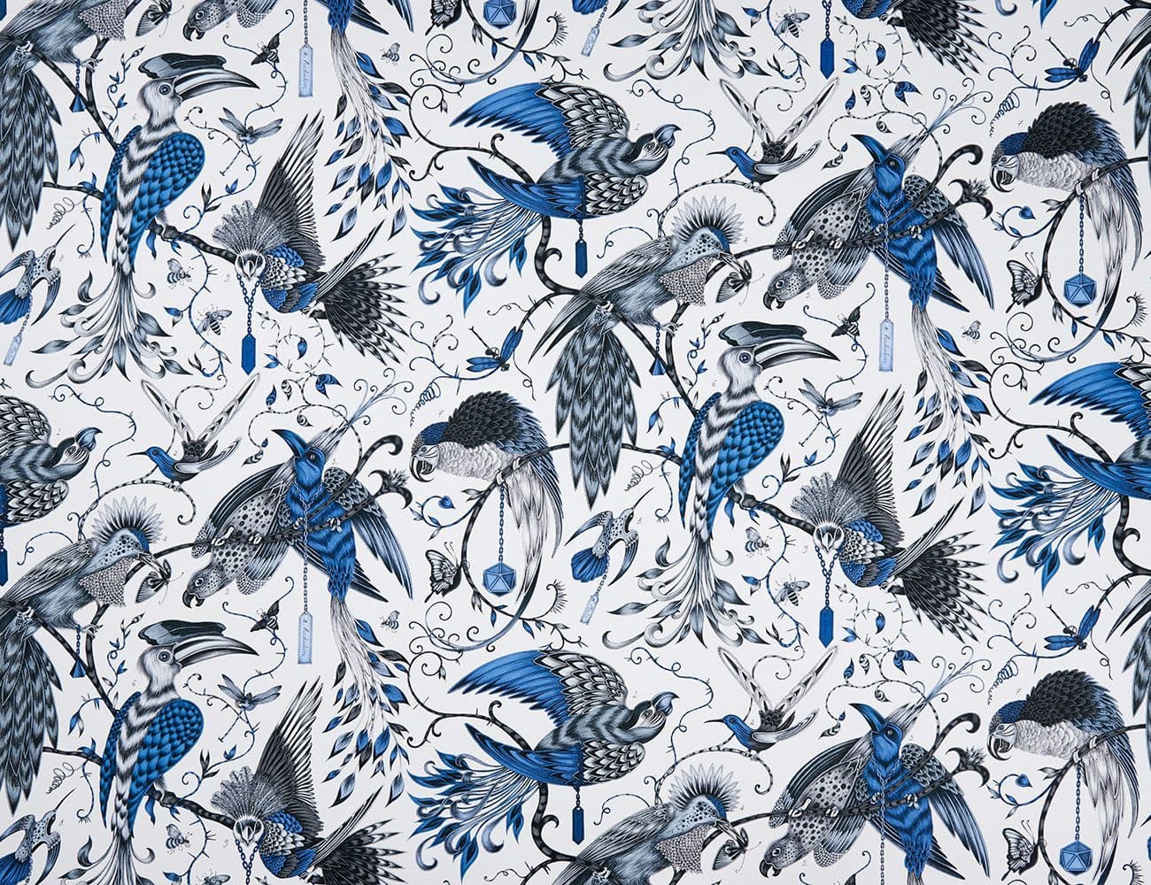 Emma Shipley Audubon in Jungle - norfolktextiles.co.uk