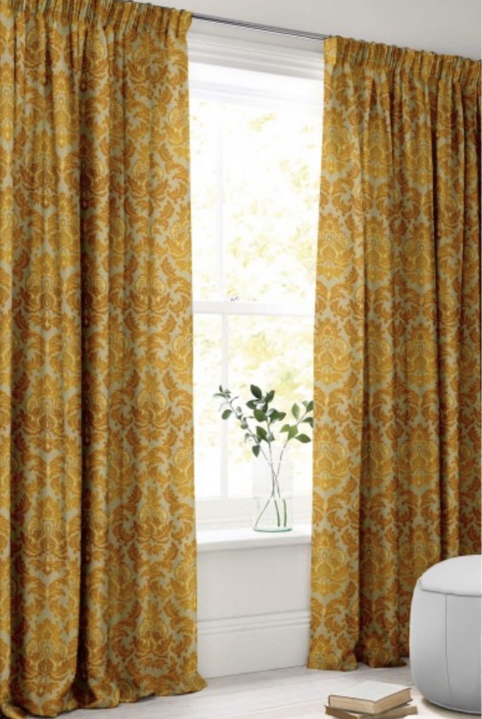 Jim Dickens Imogen Fabric in Cornflower 12 mts - norfolktextiles.co.uk