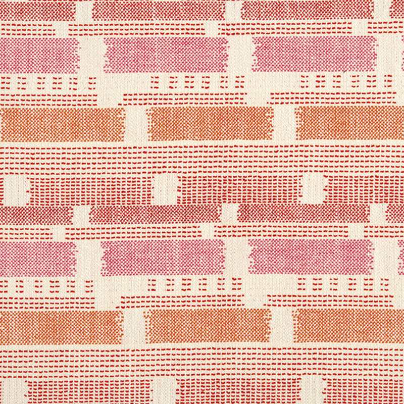 Kit Kemp Loom Weave Fabric in Hot Pink - norfolktextiles.co.uk