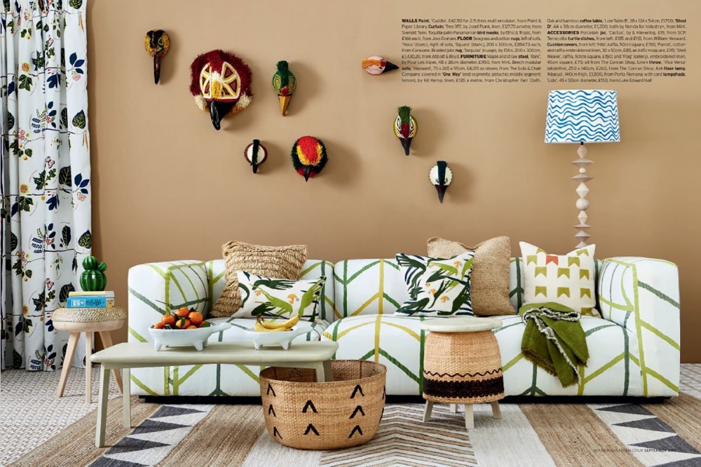 Kit Kemp One Way Linen Fabric in Hot Pink - norfolktextiles.co.uk