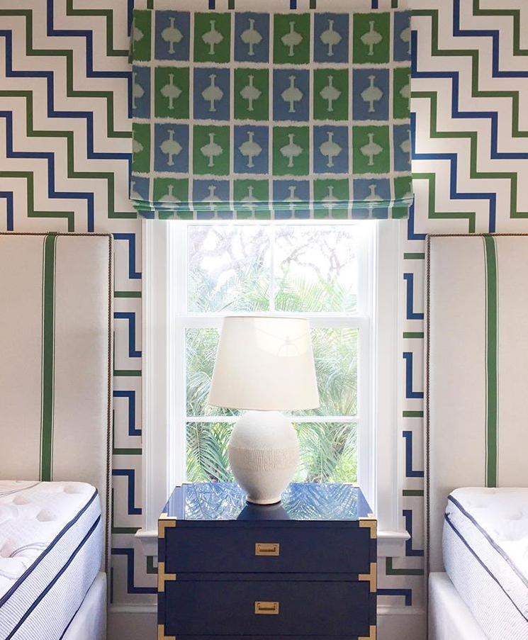 Kit Kemp Ozone Linen Fabric in Hot Pink - norfolktextiles.co.uk