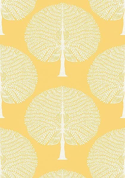 Thibaut Mulberry Tree Wallpaper In Yellow Uk
