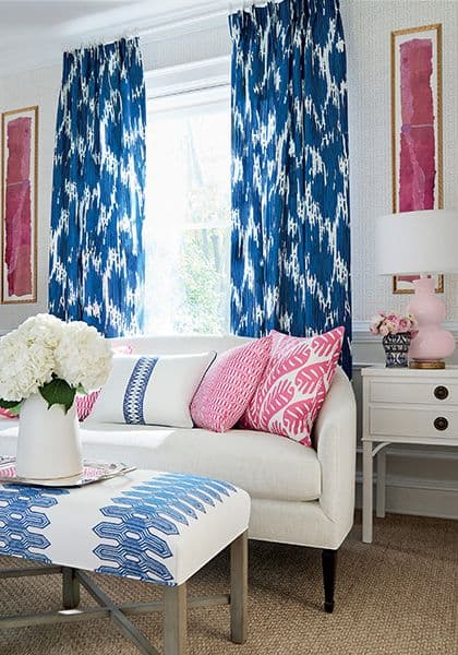 Thibaut Maverick Wallpaper in Pink - norfolktextiles.co.uk